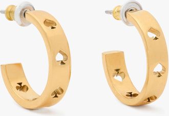 Kate Spade New York Cut To The Chase Spade Creolen, Klein