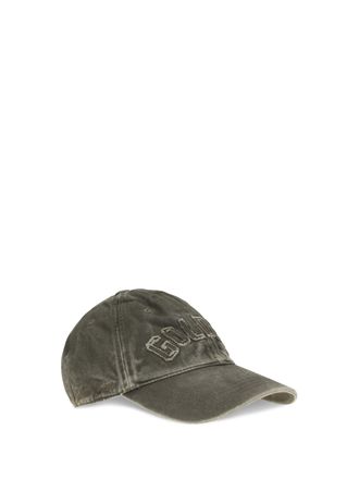 Golden Goose Womens Journey Baseball Cap Dark Kalamata Cotton Hats E Hairbands