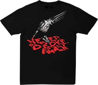 Vlone Vlone, Homme, Tops, Noir, Taille: S Never Broke Again Bones Tee