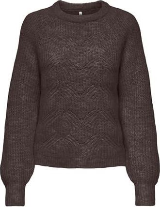 Only Onlgila Life Ls Structure O-Neck BF KNT, Phoque, M