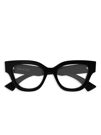 Gucci lunettes de vue à monture carrée - Noir