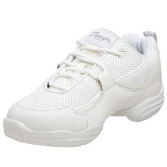 Capezio Womens DS11 Fierce Dance Sneaker,White,8.5 M US