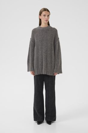 Karen by Simonsen Strickpullover KBBlake Baggy fit dark grey
