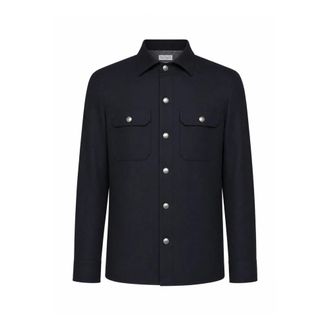 Brunello Cucinelli Freizeithemd - - Shirts - Herren - Blau - M