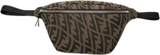 Fendi Pre-owned Sac banane vintage en toile - Femme - Pre-owned - Beige - Taille: ONE Size