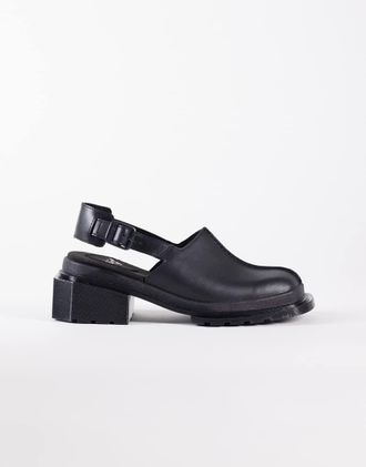 Dr. Martens Dr. Martens - Maybole - Mules &agrave; bout carr&eacute; - Noir