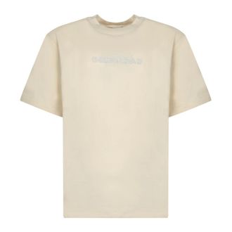 Burberry Homme, Tops, Beige, Taille: S Paisley Logo T-Shirt