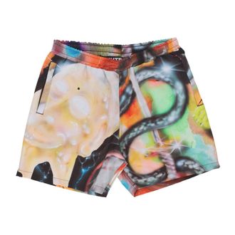 Iuter Bedruckte Badehosen mit Mesh-Unterw&auml;sche - - Swimwear - Herren - Mehrfarbig - S