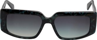 Liu Jo Damen Rechteckige Acetat-Sonnenbrille LJ791S