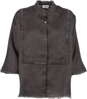 P.A.R.O.S.H. P.a.r.o.s.h., Femme, Blouses et Chemises, Vert, Taille: 40 FR Blusa