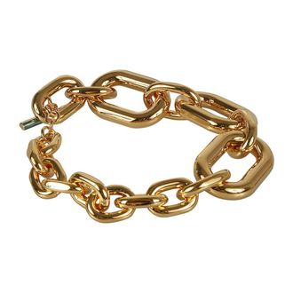 Paco Rabanne Femme, Accessoires, Jaune, Taille: ONE Size Collier Cha&icirc;ne Dor&eacute;e