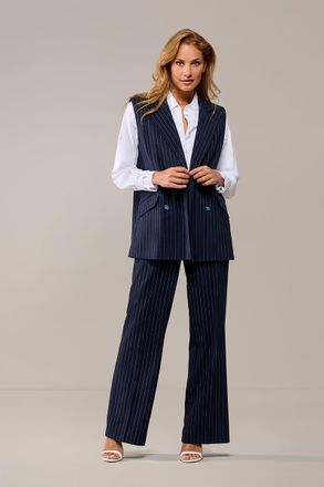 Mart Visser Weste Chloe Marineblau / Off-White