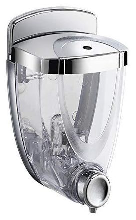 Gedy Torpedo seifenspender, thermoplastische harze, Chrom, Pequeño