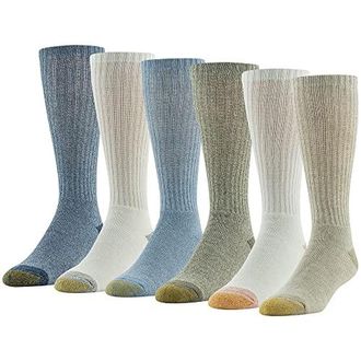 Gold Toe GOLDTOE Harrington Chaussettes mi-mollet pour homme, plusieurs paires, Large