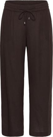 Kaffe Curve Sakira Cropped Hosen - - Trousers - Damen - Braun - XL