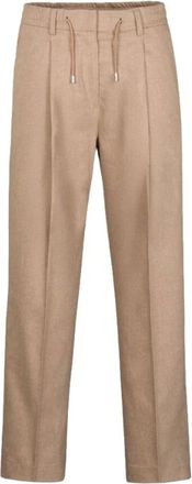 Moorer Femme, Pantalons, Brun, Taille: 38 FR Antonia-FSR Straight Pantalons