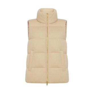 Peuterey Goldene Weste f&uuml;r Frauen - - Jackets - Damen - Beige - S