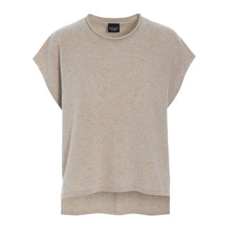 Bitte Kai Rand Femme, Pulls, Beige, Taille: 42 FR Tricot ras du cou
