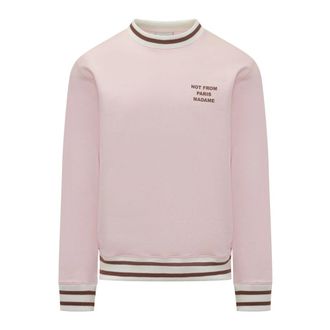 Dr&ocirc;le de Monsieur Le Sweatshirt Slogan - - Sweatshirts & Hoodies - Herren - Rosa - XS