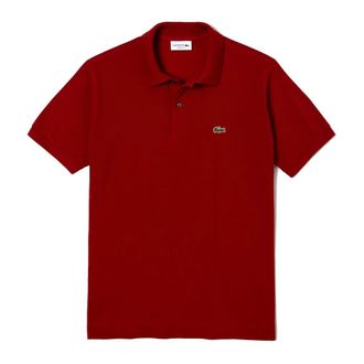 Lacoste Klassisches Poloshirt in Burgunderrot - - Tops - Damen - Rot - XS