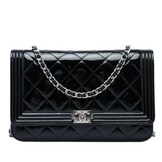 Chanel Pre-owned Boy Wallet on Chain - Femme - Pre-owned - Noir - Taille: ONE Size
