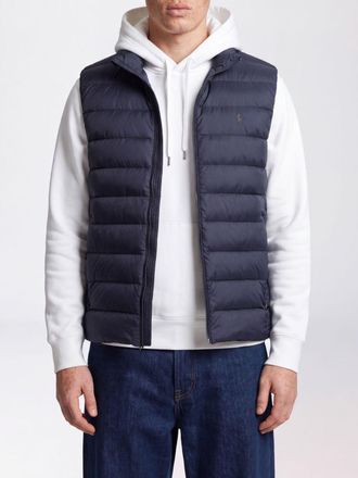 Polo Ralph Lauren Wasserabweisende gesteppte Nylon-Daunenweste mit Pony-Logo