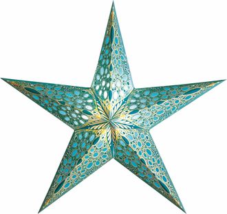 earth friendly starlightz Festival Turquoise Leuchtstern