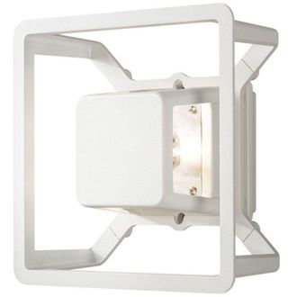 Konstsmide Pescara Applique murale dext&eacute;rieur moderne LED blanche, IP54
