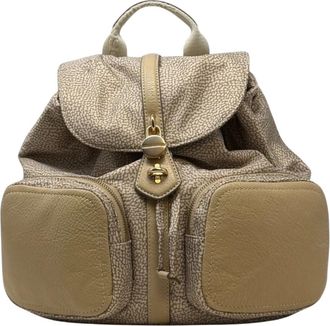 Borbonese Femme, Sacs, Beige, Taille: ONE Size Zaino
