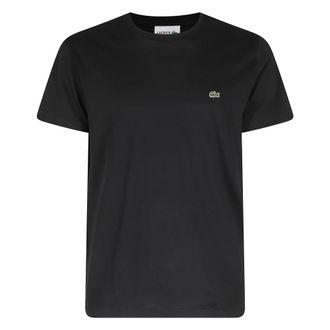 Lacoste Homme, Tops, Noir, Taille: L T-Shirt Supima