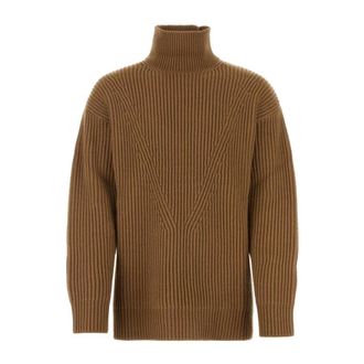 Jil Sander Homme, Pulls, Brun, Taille: M HN LS Jumper