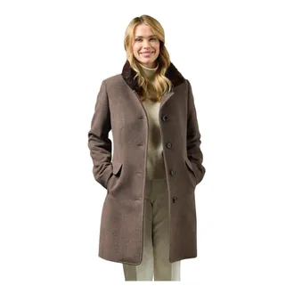 Junge Femme, Manteaux, Brun, Taille: 38 FR Manteau droit