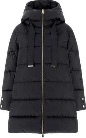 Herno Homme, Vestes, Noir, Taille: XS A-Shape Satin Down Jacket