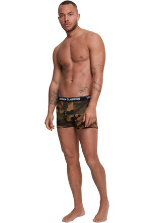 Urban Classics Herren 2-Pack Camo Boxer Shorts Boxershorts,, per pack Mehrfarbig (wood camo 00396), X-Large (Herstellergr&ouml;&szlig;e: XL)