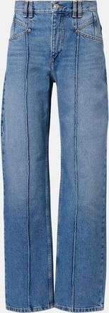 Isabel Marant Jean droit Drolane &agrave; taille haute
