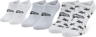 Reebok Kurze Socken Reebok Cl Fo Invisible Sock 3P GG6678 Wei&szlig;