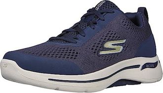 Skechers Go Walk Arch Fit Baskets Homme Navy Textile/synthetic/gold Trim 42.5 EU