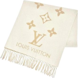 Louis Vuitton Pre-owned Cashmere Stole - Femme - Pre-owned - Beige - Taille: ONE Size
