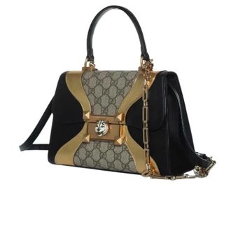 Gucci Pre-owned Toile sacs-gucci - Femme - Pre-owned - Noir - Taille: ONE Size