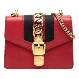 Gucci Sac bandouli&egrave;re Sylvie Pre-owned - Femme - Pre-owned - Rouge - Taille: ONE Size