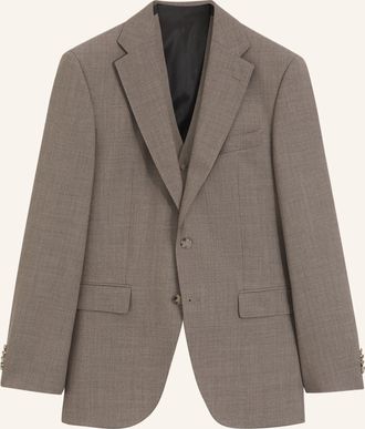 HUGO BOSS Anzug H-Jeckson-3pcs-263 Regular Fit braun