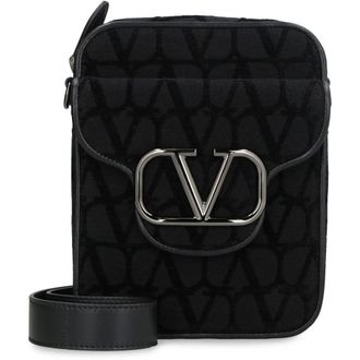 Valentino Garavani Loc&ograve; Crossbody Bag mit Iconographe-Motiv - - Bags - Herren - Schwarzk - ONE SIZE