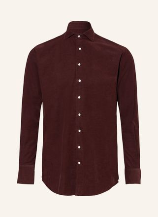 Artigiano Artigiano Cordhemd Classic Fit rot