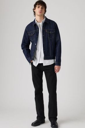 Levi's 505 Regular Selvedge Jeans - Herren - Schwarz / Schwarz