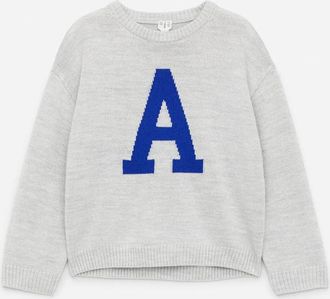 Arket Pullover Aus Wollmischung -Grau