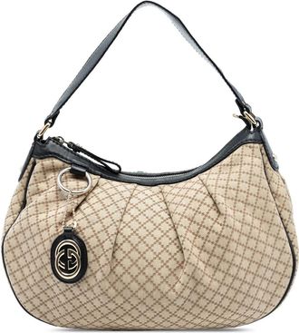 Gucci Hobo Bags - Diamante Canvas Sukey Shoulder Bag - Gr. unisize - in Braun - f&uuml;r Damen