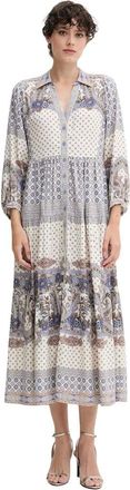 Hale Bob Femme, Robes, Bleu, Taille: 36 FR Robe longue Zora &agrave; imprim&eacute; floral