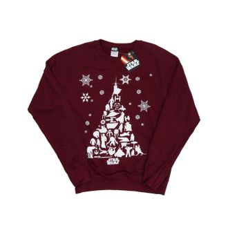 Star Wars Sweatshirt f&uuml;r Damen (Burgunderrot)