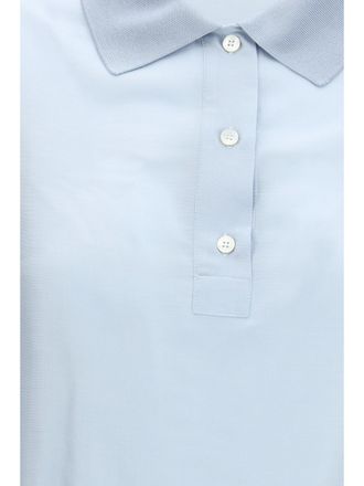 Jacob Cohen Womens Short-Sleeve Blouse Azure Wool (ovis Aries) Shirt