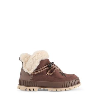Palladium Boots fourr&eacute;es Pallashock en cuir su&eacute;d&eacute;